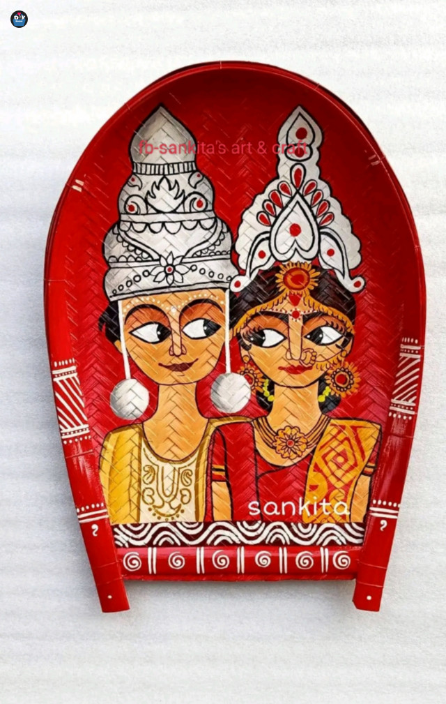 Bor kone hand-painted decorative kulo, kulo for wedding