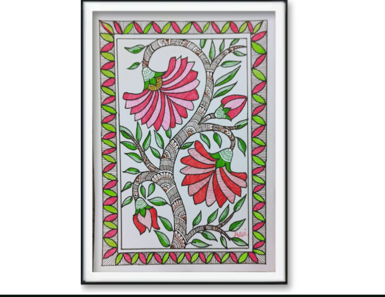 Visual Arts Flower Drawing