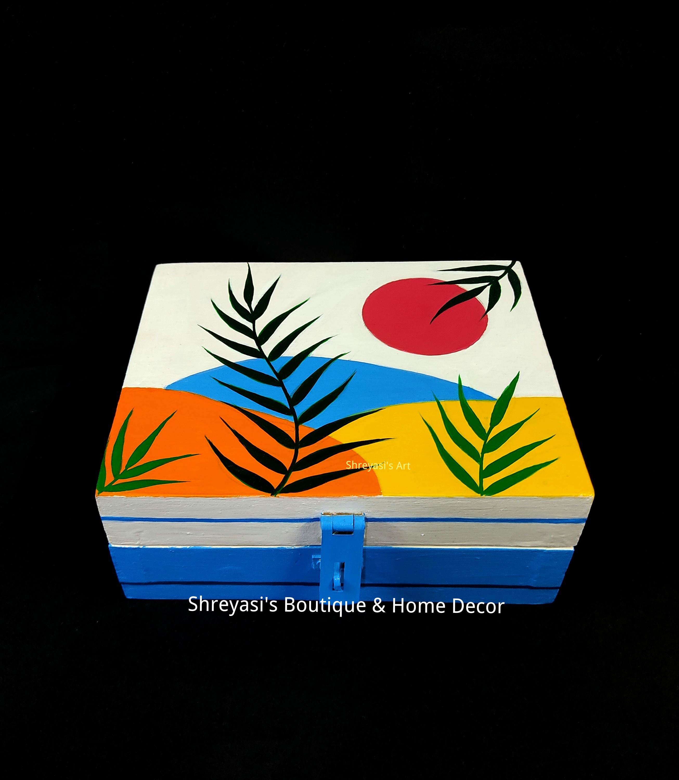 Hand Painted Storage